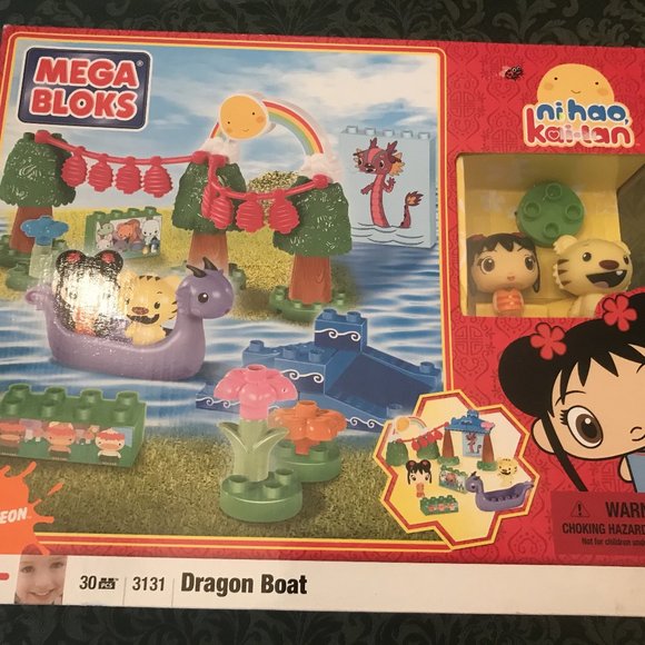 Mega-bloks | Toys | Nib New Mega Bloks Ni Hao Kailan 3 Pc Dragon Set ...